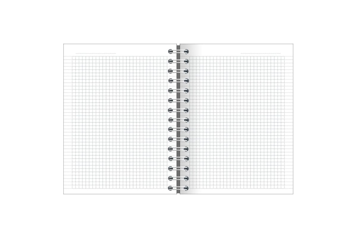 Бизнес-тетрадь Attache Selection Success А5 120 листов твердая обложка, спираль, серый 1411214 ...