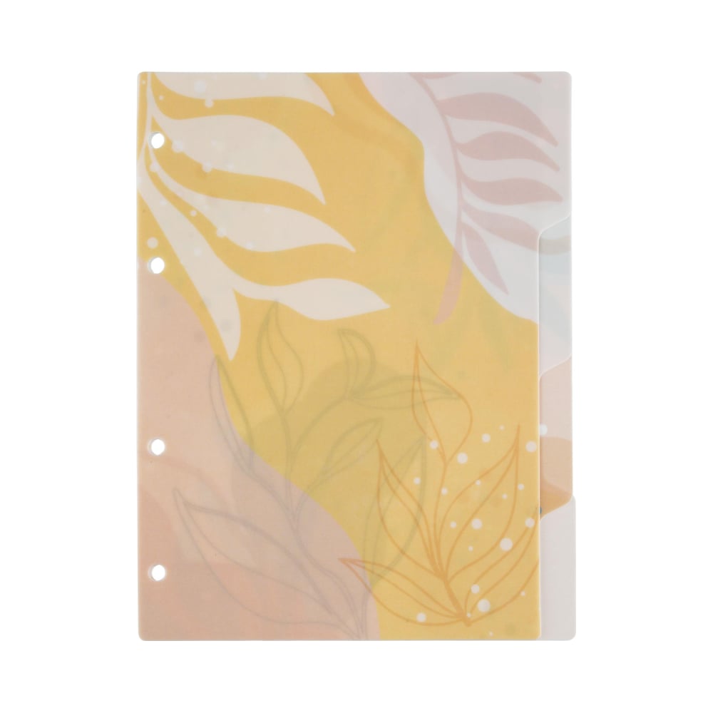 Пластиковый разделитель листов Attache Selection Flora А5, 4 листа в упаковке 0,4 мм 1453866 ...