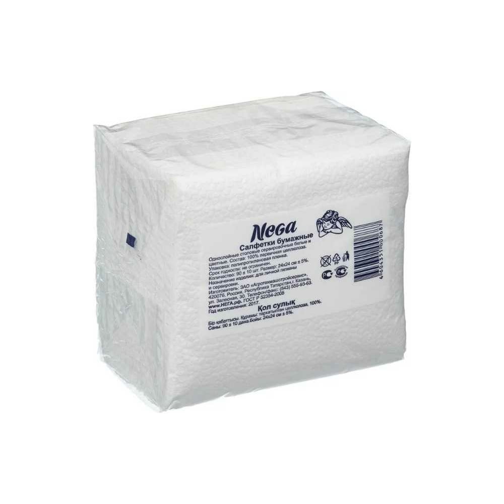 Салфетки NEGA 90+/- 10 листов, цвет белый 125 - выгодная цена, отзывы ...