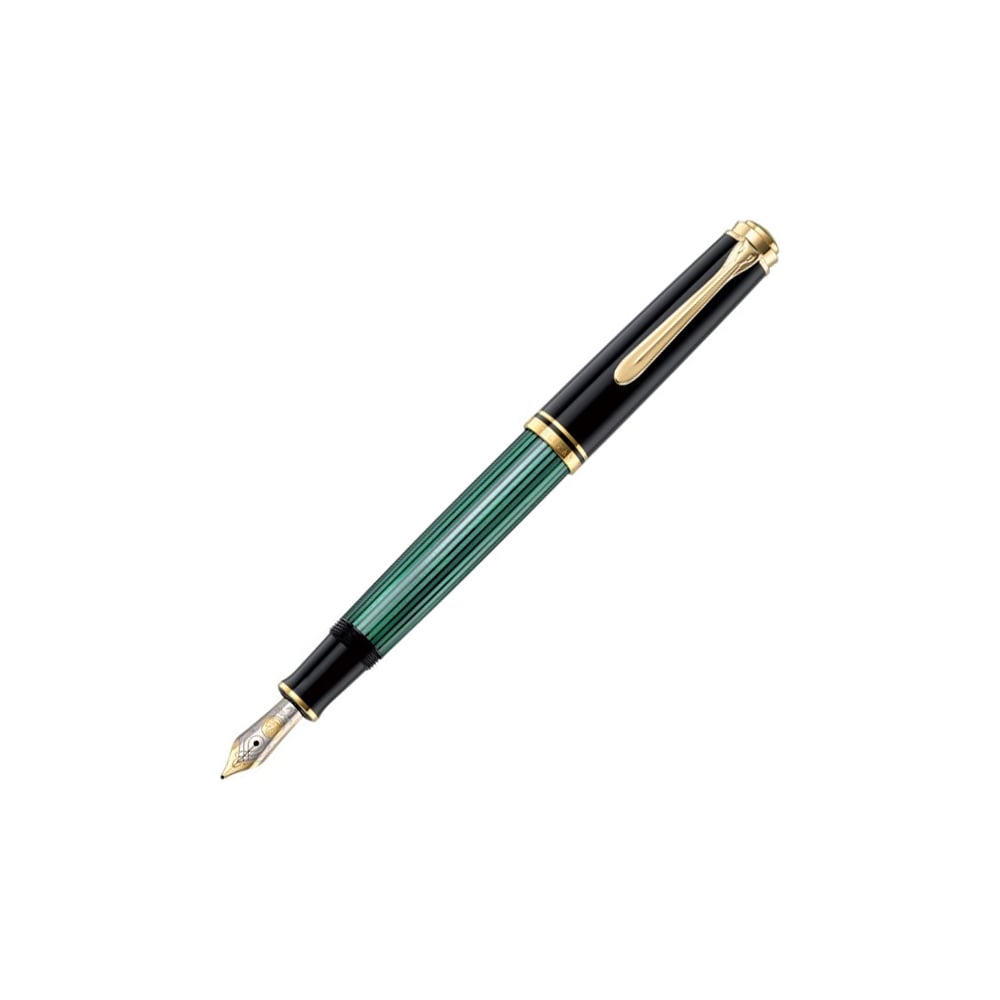 Перьевая ручка Pelikan Souveraen Black and Green GT, M 980029 ...
