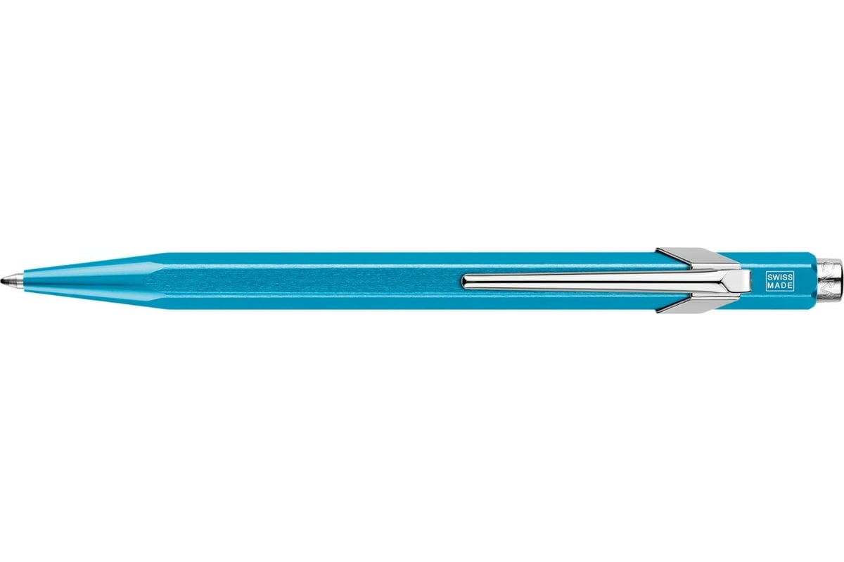 Шариковая ручка Caran d’Ache Carandache Office 849 Pop Line - Turquoise ...