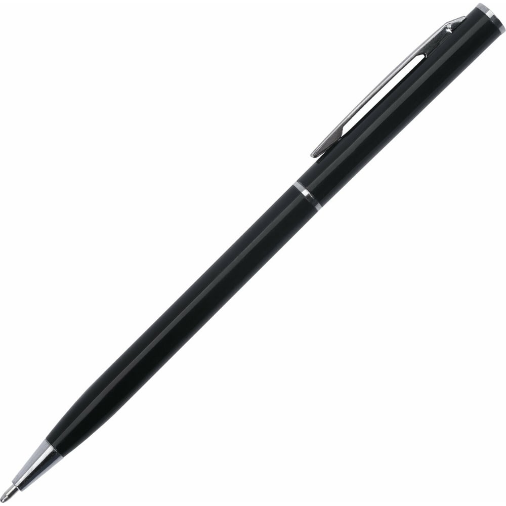 Шариковая ручка бизнес-класса BRAUBERG Delicate Black черный корпус ...