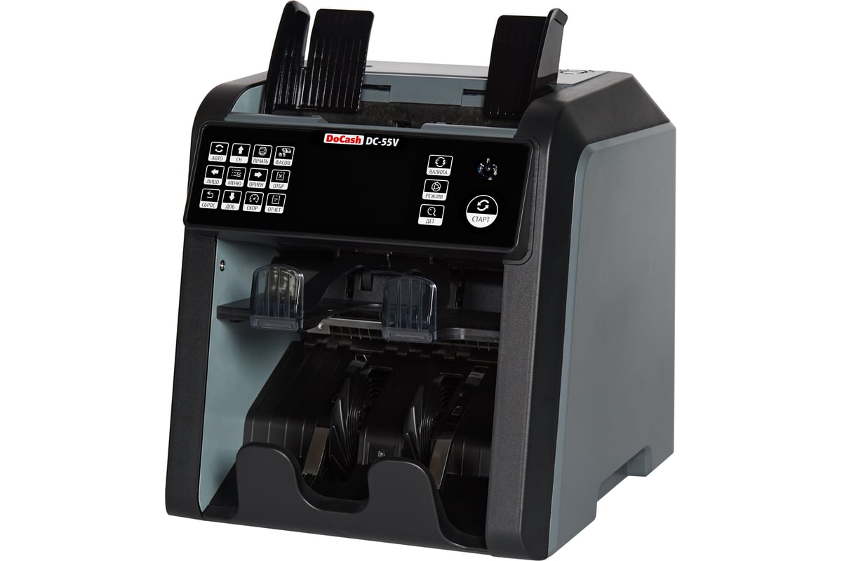 Двухкарманный счетчик-сортировщик банкнот DoCash DC-55V, 2CIS 14391 ...