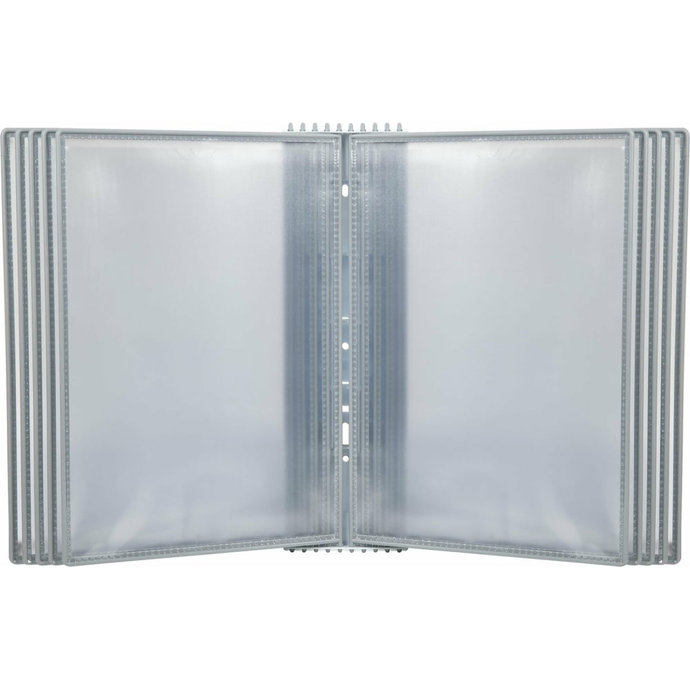 Настенная демосистема STAFF на 10 панелей, с 10 серыми панелями А4 ...