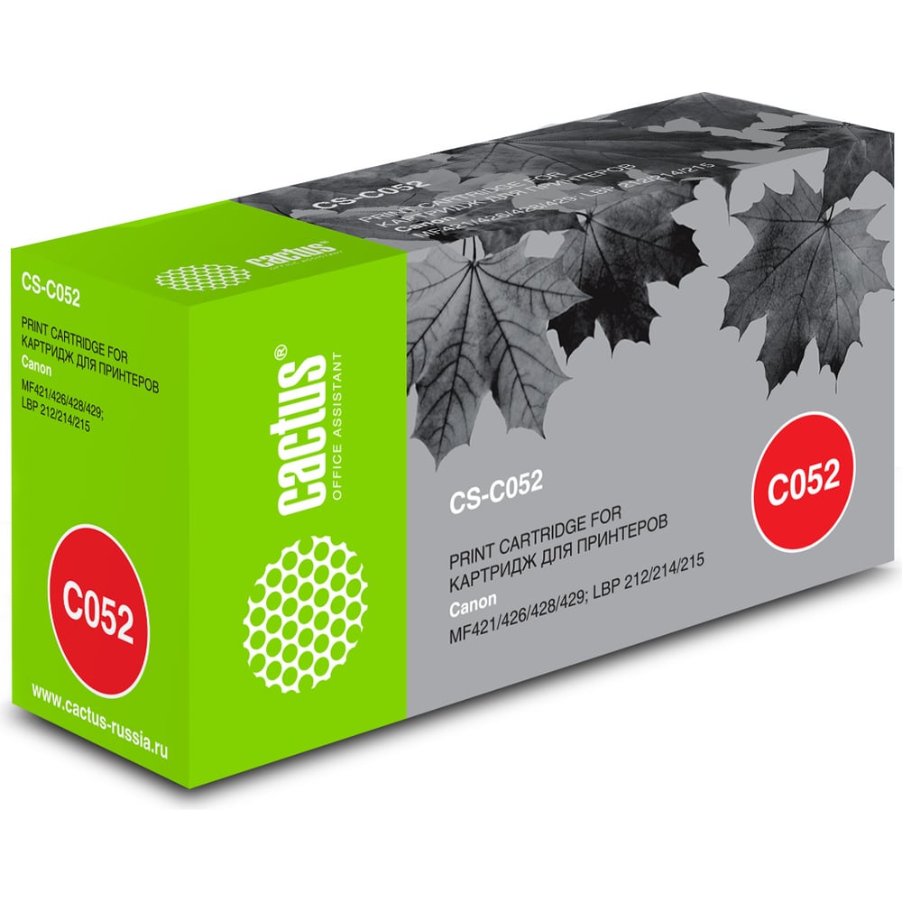 Лазерный картридж CS-C052 cartridge 052 черный, 3100 страниц, для canon ...