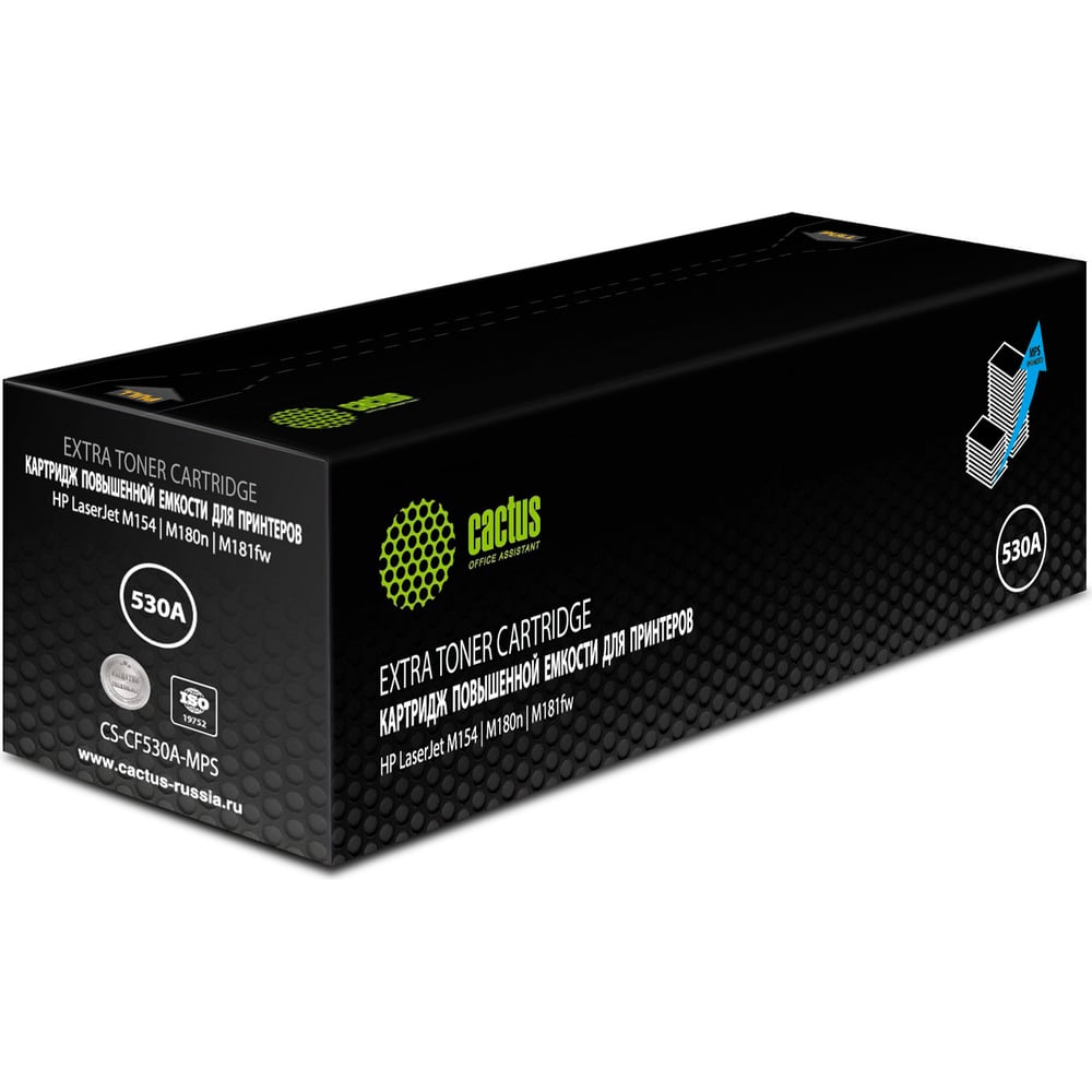 Лазерный картридж Cactus cf530x черный, 3300 страниц, для hp laserjet ...