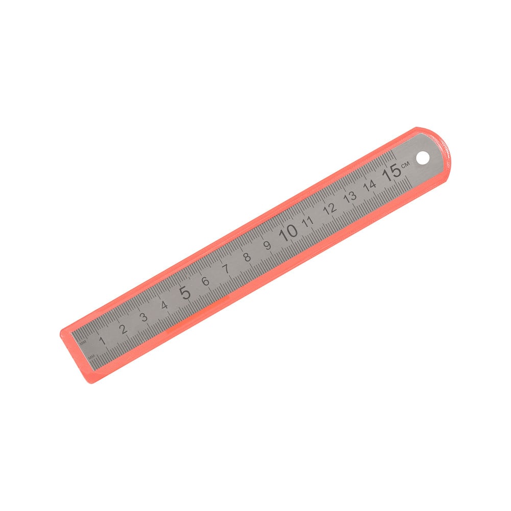 Линейка Silwerhof 160164 нержавеющая сталь, длина 15 см, двухсторонняя ...