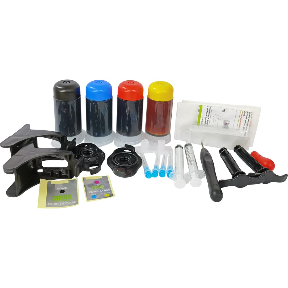 Заправочный набор CS-RK-PG445-CL446 голубой/пурпурный/желтый/черный ...