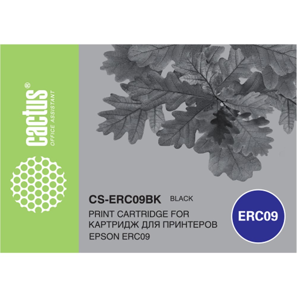Матричный картридж для epson erc09 Cactus черный CS-ERC09BK 1727842 ...