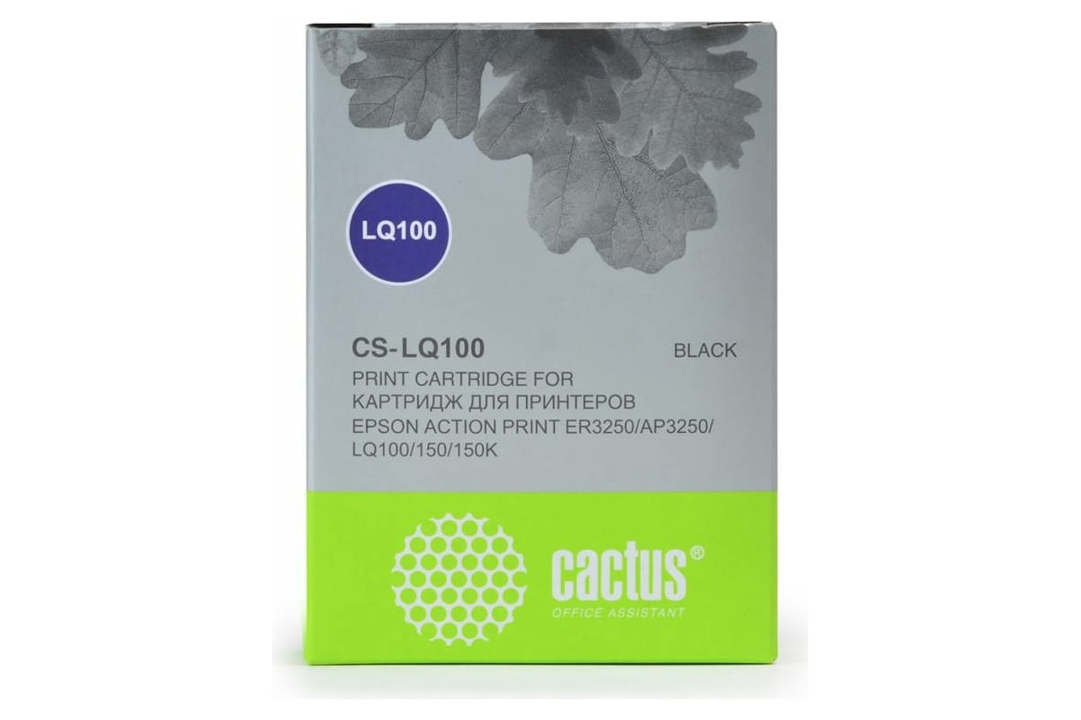 Матричный картридж для epson lq-100/ap-3250 Cactus черный CS-LQ100 ...