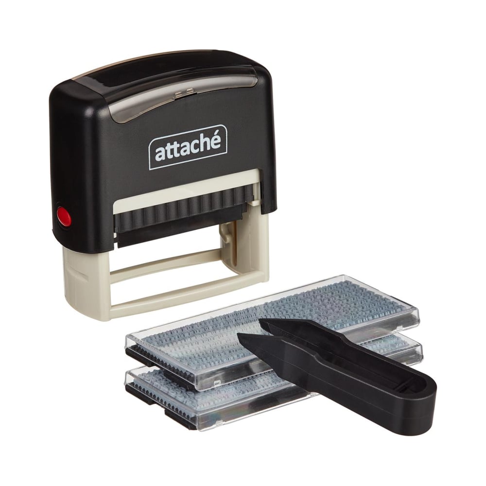 Самонаборный пластиковый штамп Attache 5 строк 58x22 мм 1348209 - выгодная цена, отзывы ...