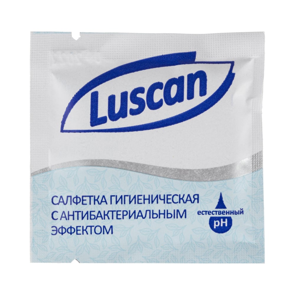 Антибактериальные влажные салфетки Luscan в саше 15x13,5 см 1000 шт в упаковке 1625793 ...
