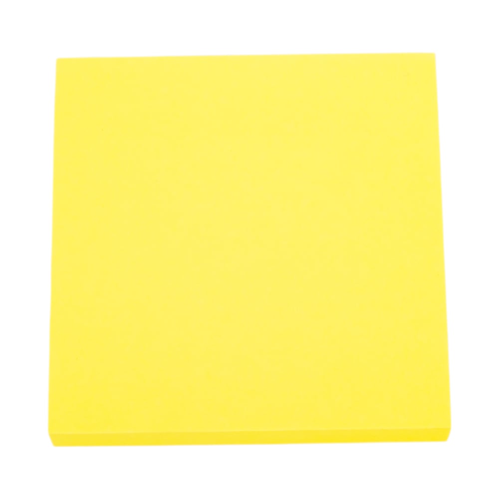 Стикеры Attache Economy 76x76 мм неоновый желтый, 1 блок, 100 листов 1261846 - выгодная цена ...