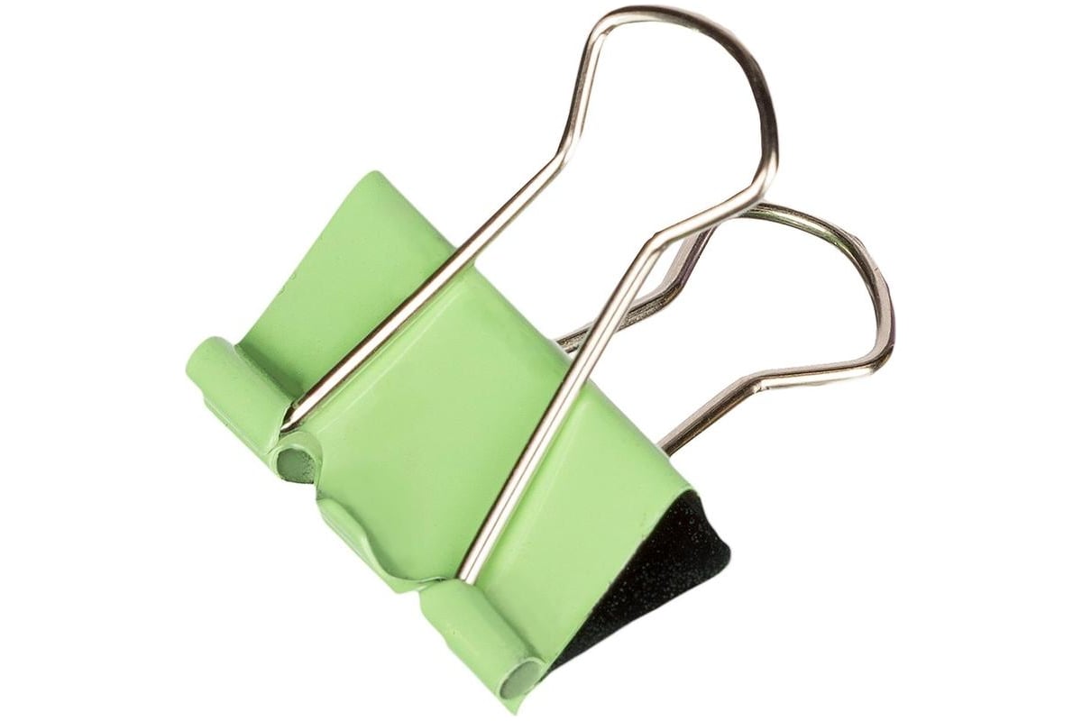 Зажимы для бумаг Attache Bright Colours 25 мм, цветные, 12 шт в ...