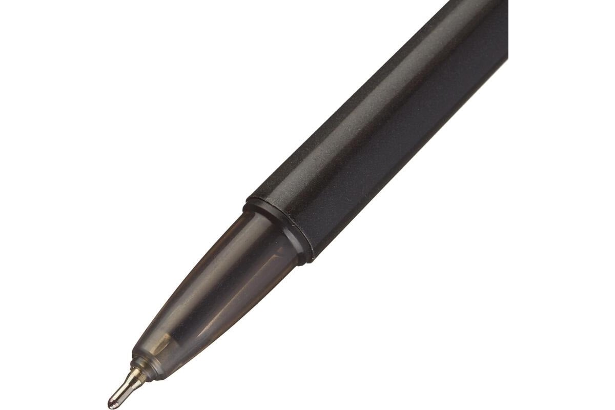 Шариковая одноразовая ручка Unimax EECO черная, 0.5 мм 722463 ...