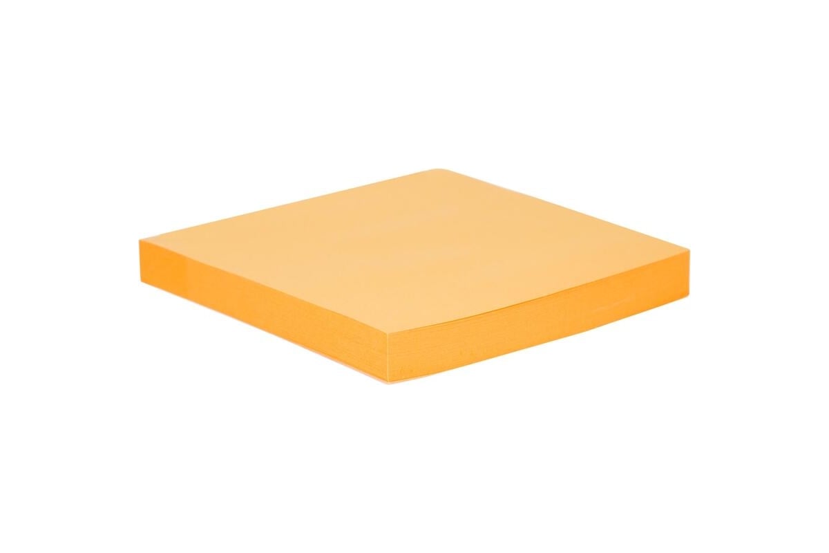 Стикеры Attache Selection extra с клеевым краем, 76x76, неон, оранжевый, 100 листов 1612909 ...