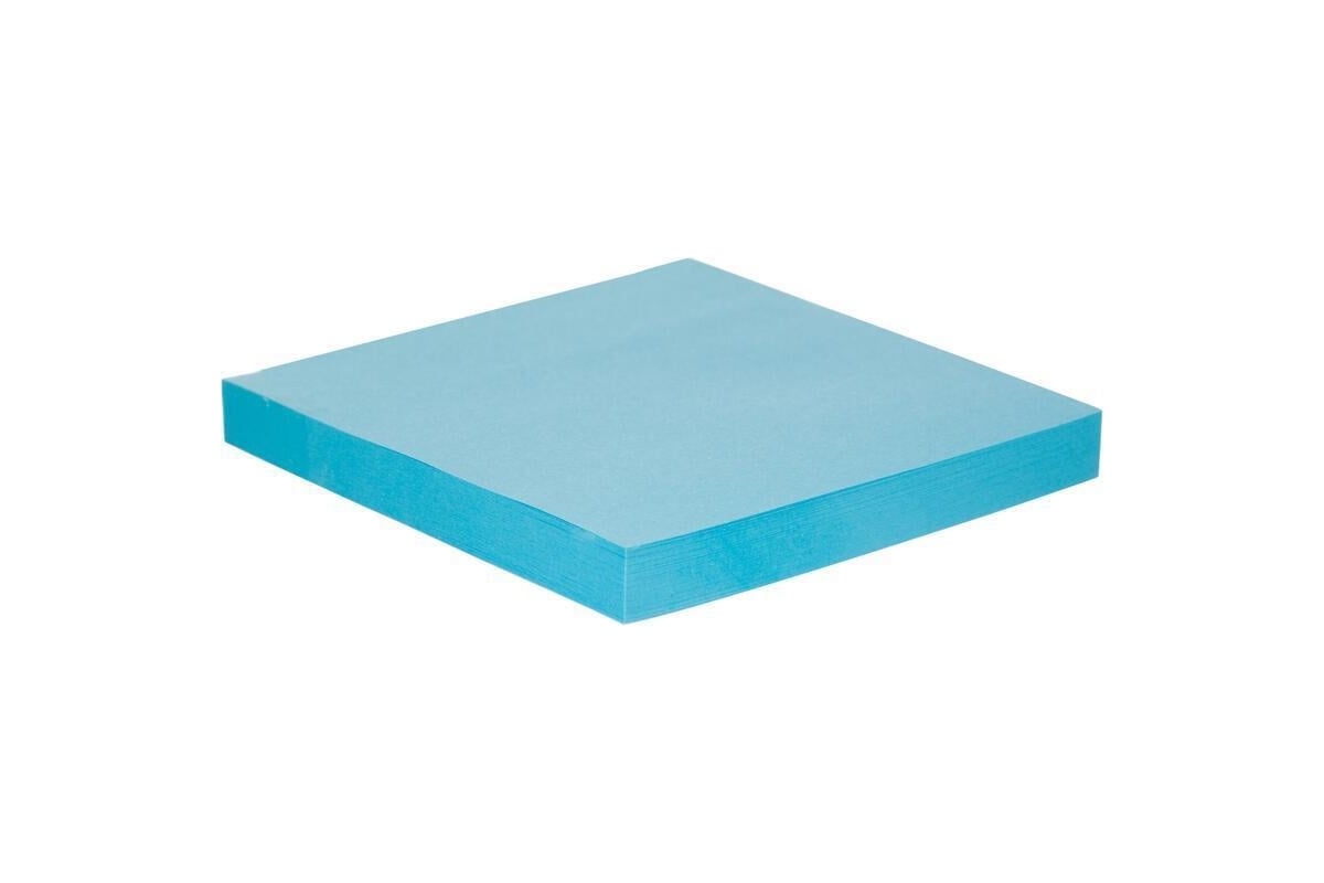 Стикеры Attache Selection extra с клеевым краем, 76x76, неон, голубой, 100 листов 1612912 ...