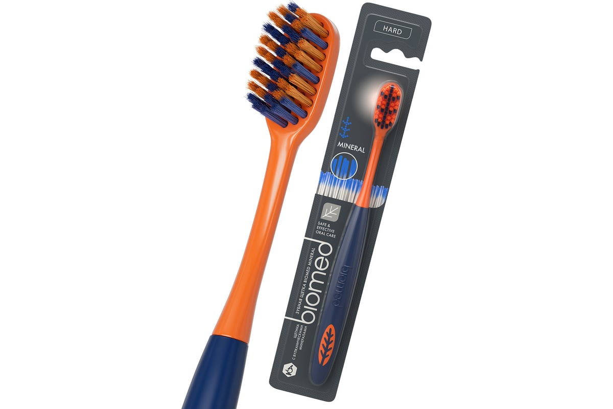 Зубная щетка Biomed MINERAL HARD синяя 111.03168.0104 - выгодная цена ...