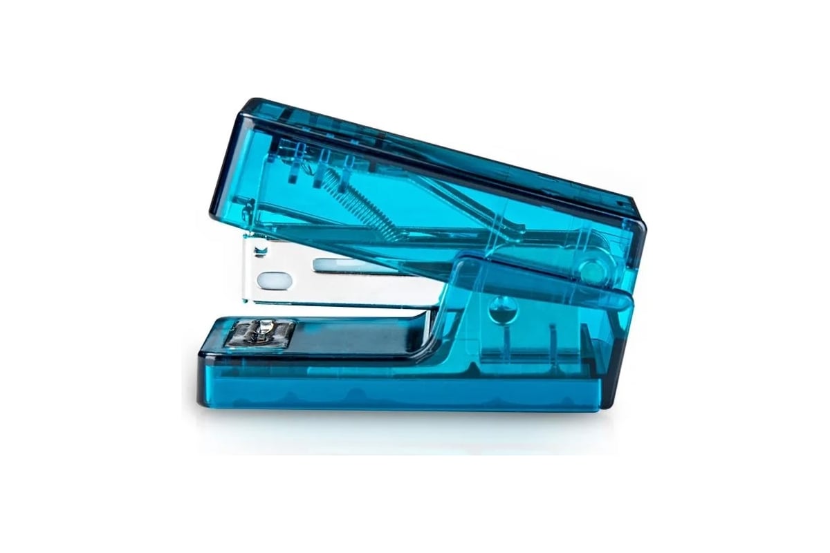 Степлер DELI NS083F-BL Nusign 24/6 26/6,(12 листов, синий, 50 скоб ...