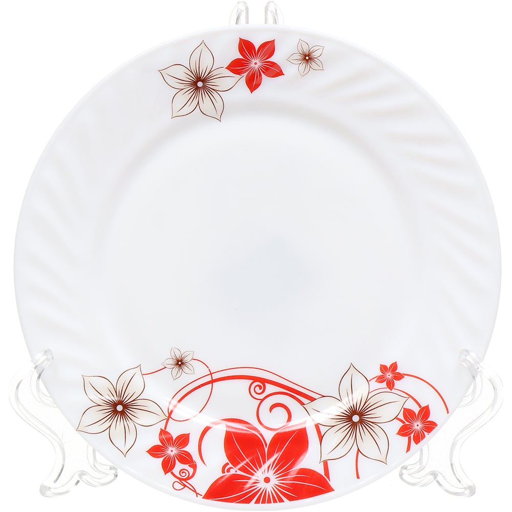 Тарелка DANIKS десертная, стеклокерамика, 18 см, круглая, кармен ...