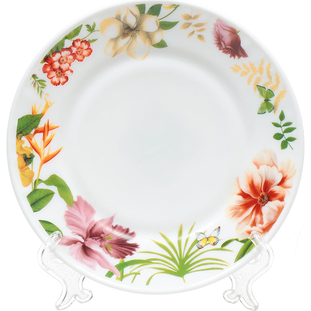 Тарелка DANIKS десертная, стеклокерамика, 18 см, круглая, тропикана, hp70 330161 - выгодная цена ...