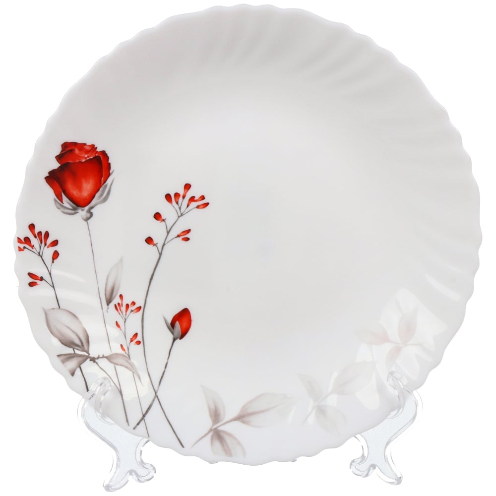 Тарелка DANIKS десертная, стеклокерамика, 19 см, круглая, вероника, lhp 75/220303 448945 ...