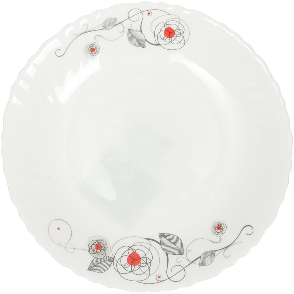 Тарелка DANIKS десертная, стеклокерамика, 19 см, круглая, рапсодия, lhp 75/327 237105 - выгодная ...