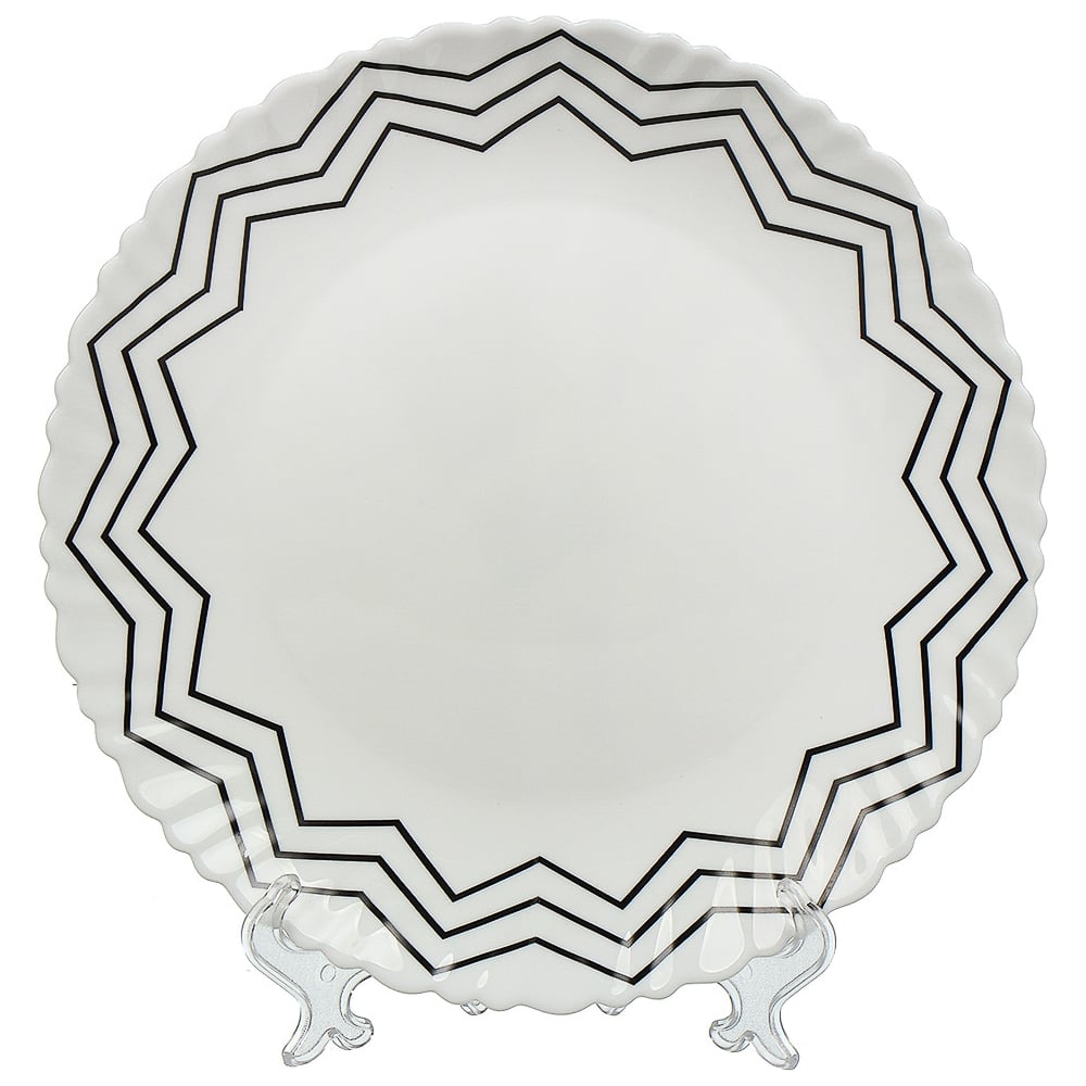 Тарелка DANIKS обеденная, стеклокерамика, 24 см, круглая, вэнсдей, by23lhp95 448707 - выгодная ...