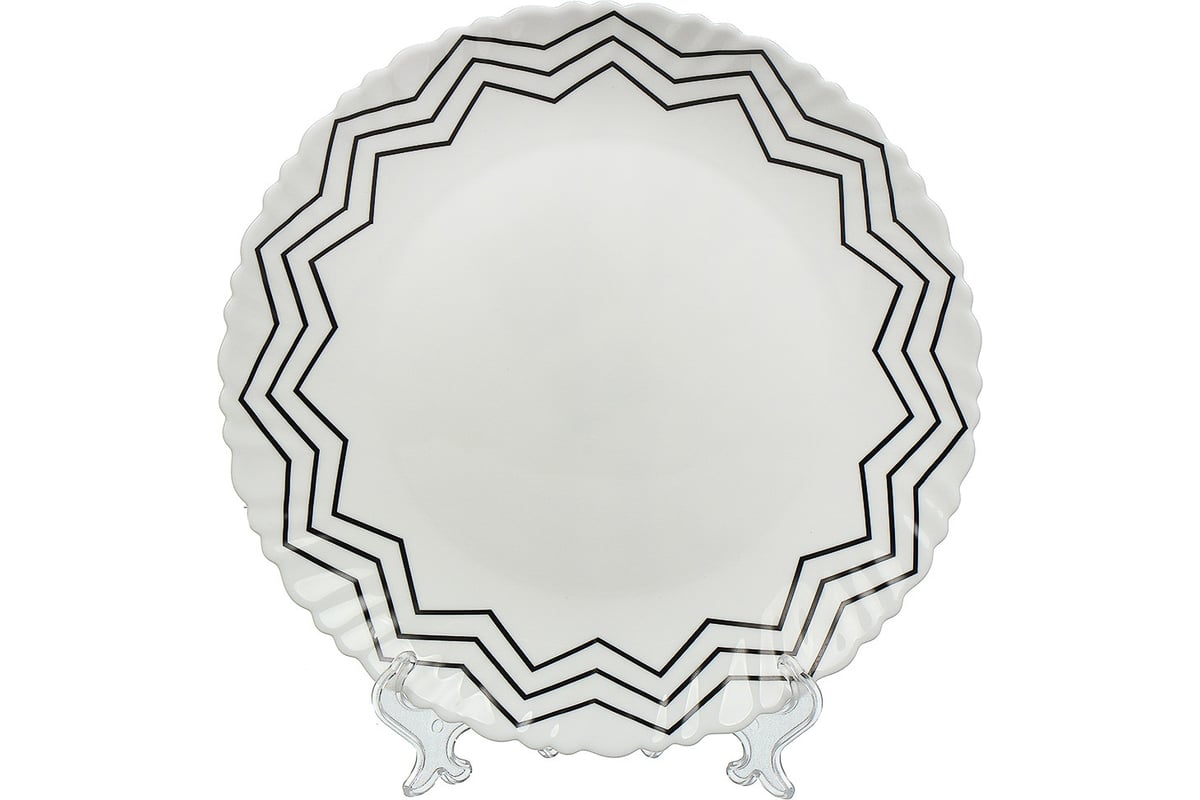 Тарелка DANIKS обеденная, стеклокерамика, 24 см, круглая, вэнсдей, by23lhp95 448707 - выгодная ...