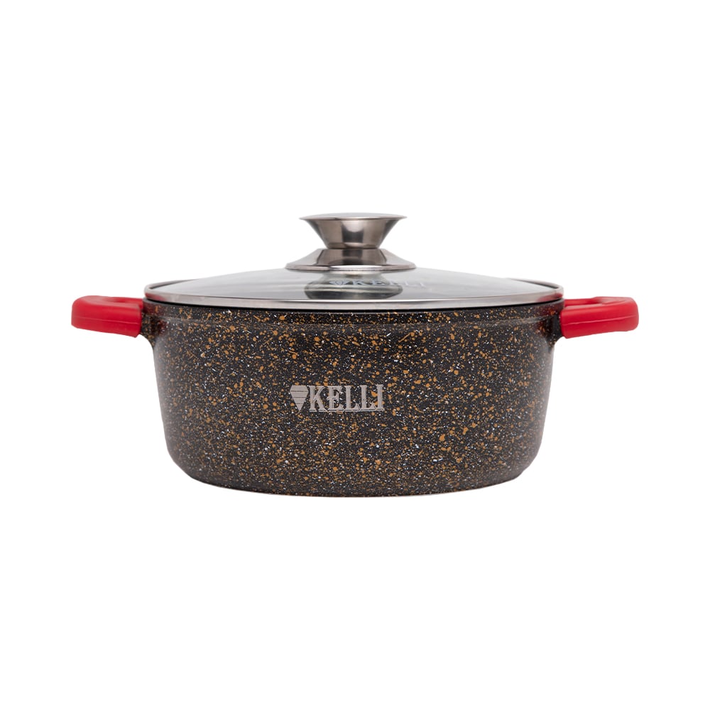 Кастрюля KELLI с мраморным покрытием, 3.5 л TKL-4092-20 - выгодная цена ...
