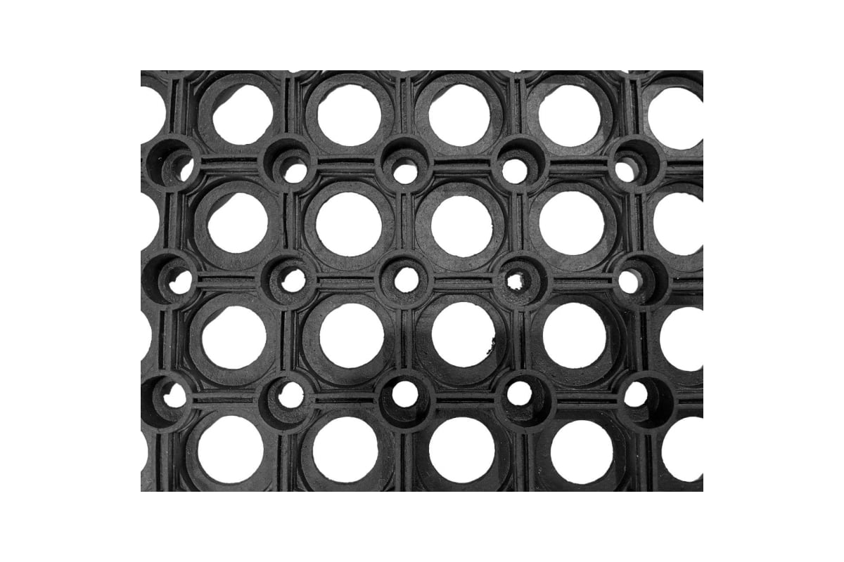 Входной резиновый коврик ООО Комус 40 см x 60 см х 12 мм 1848679 ...