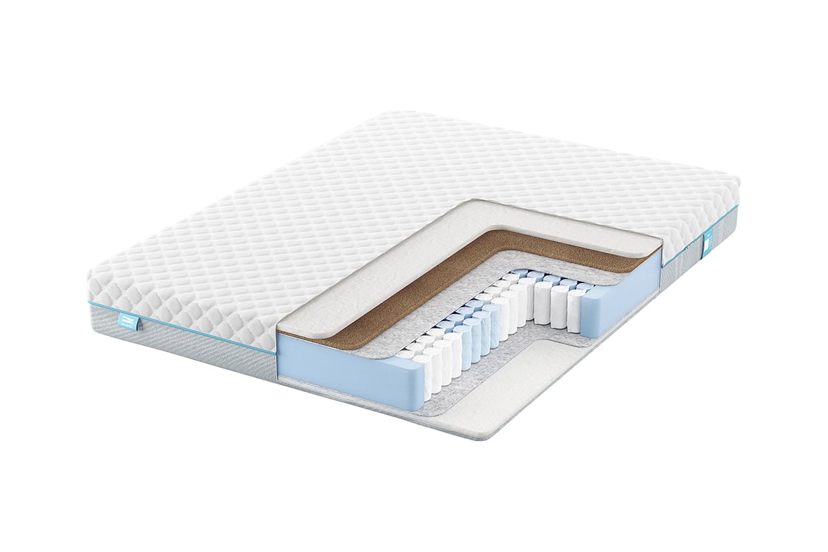 Матрас с независимыми пружинами Promtex Soft Strutto Plus 120x200 P-SF ...