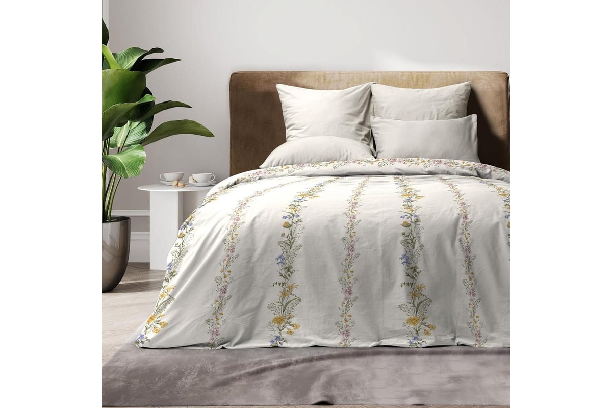 Комплект постельного белья Wenge евро, сатин, Concept, 70х70 см, 60110 ...