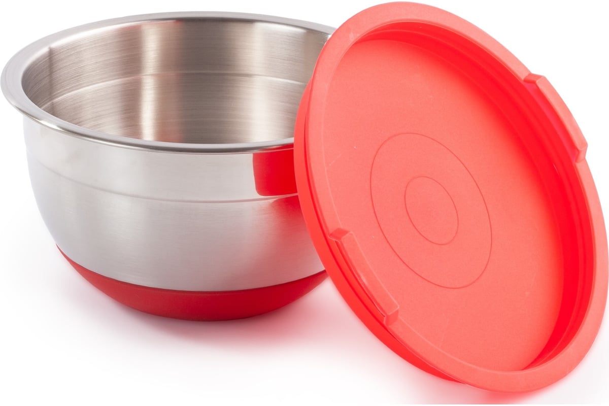 Миска Attribute с крышкой MIX красная 1.4 л ASS018R - выгодная цена ...