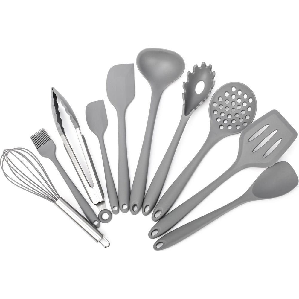 Набор кухонных принадлежностей Attribute ELEMENTS 10 предметов силикон ...