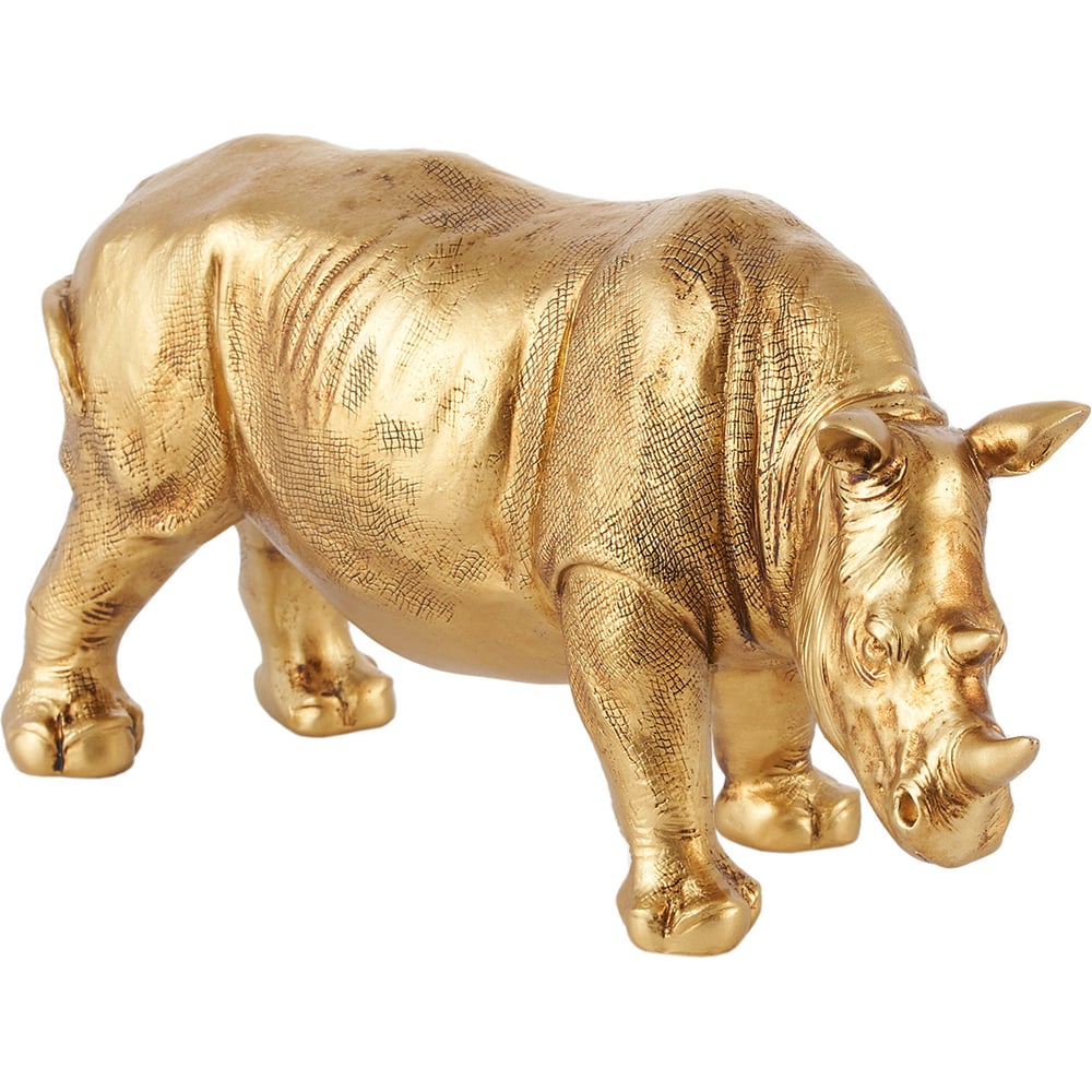 Статуэтка Gipfel GOLDEN RHINOCEROS. Цвет: золотистый. Материал ...