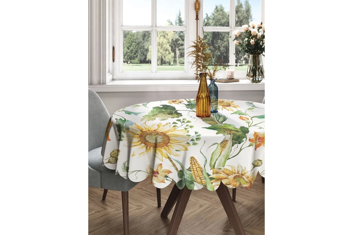 Круглая скатерть на стол с принтом JoyArty 150x150 см rtcf01_9852_150x150 - выгодная цена ...