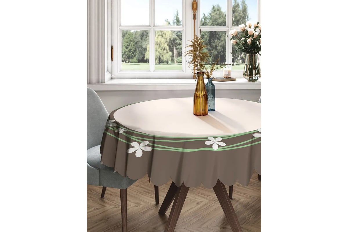 Круглая скатерть на стол с принтом JoyArty 150x150 см rtcf01_420329_150x150 - выгодная цена ...