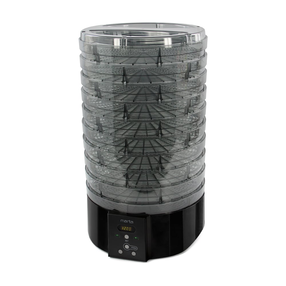 Сушилка для фруктов, овощей MARTA MT-FD1886B 16 поддонов: 10+3 для ...