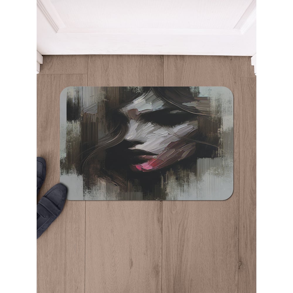 Коврик в прихожую JoyArty прямоугольный Рисунок девушки 58x38 см sbmrec_sd3573_58x38 - выгодная ...