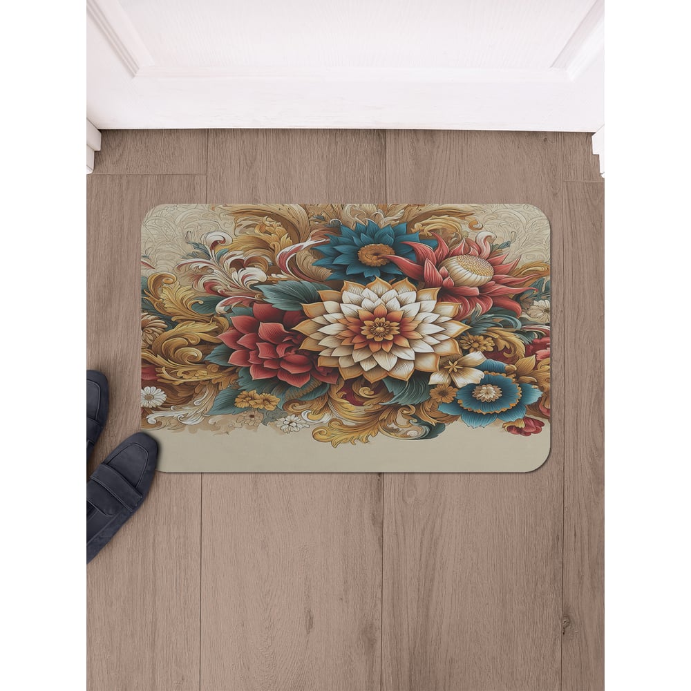 Коврик в прихожую JoyArty прямоугольный Сухой букет 58x38 см sbmrec_sd3529_58x38 - выгодная цена ...