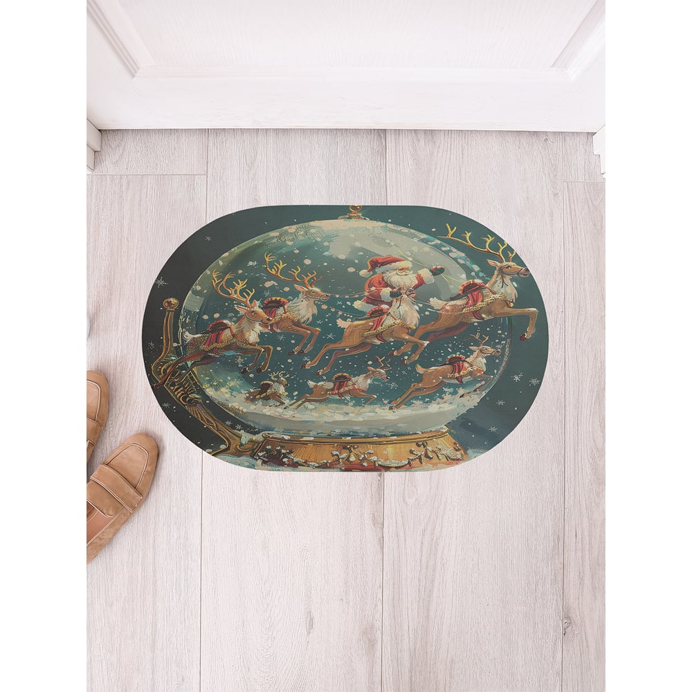 Коврик в прихожую JoyArty овальный Волшебный шар 58x38 см sbm_sd4004_58x38 - выгодная цена ...