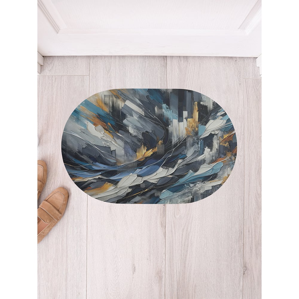 Коврик в прихожую JoyArty овальный Акварель кистью 58x38 см sbm_sd3464_58x38 - выгодная цена ...