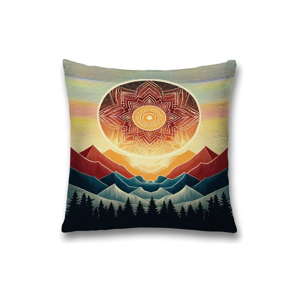 Декоративная наволочка на молнии JoyArty Лотос над горами 45x45 см sl_sd3451 - выгодная цена ...