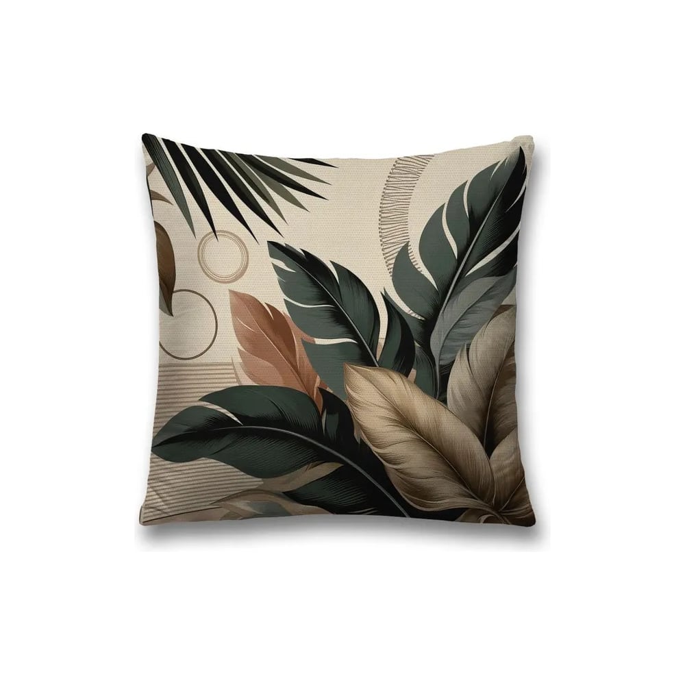 Декоративная наволочка на молнии JoyArty Банановые листья 45x45 см sl_sd3580 - выгодная цена ...