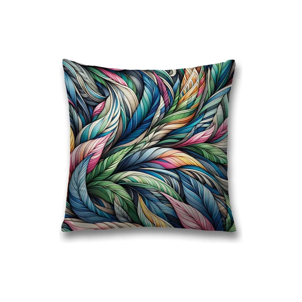 Декоративная наволочка на молнии JoyArty Яркие листья 45x45 см sl_sd3519 - выгодная цена, отзывы ...