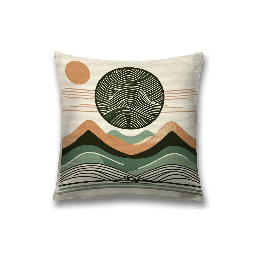 Декоративная наволочка на молнии JoyArty Солнце горы 45x45 см sl_sd3555 - выгодная цена, отзывы ...