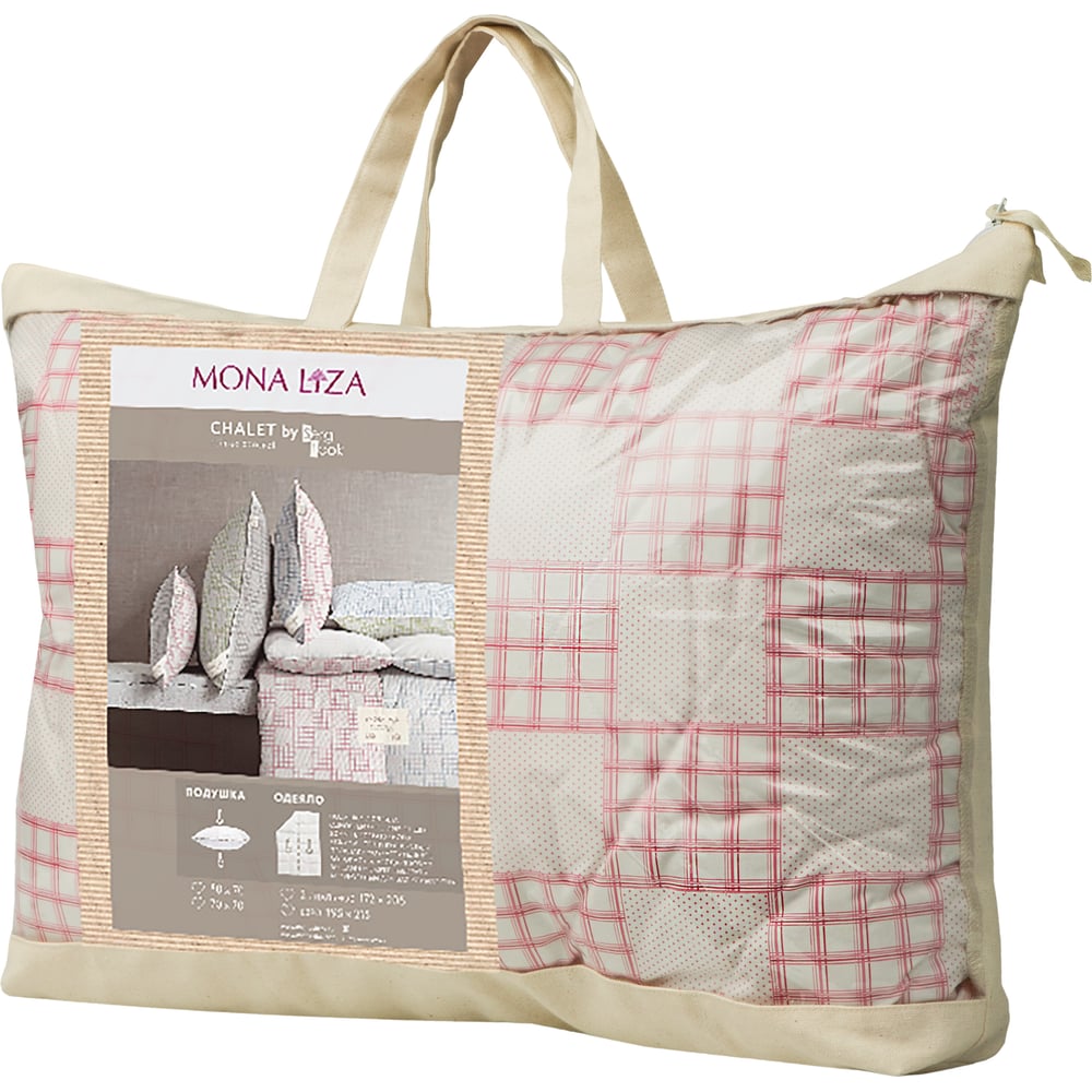 Одеяло Mona Liza SL Chalet Climat Control 1.5 спальное тик серый/олива ...