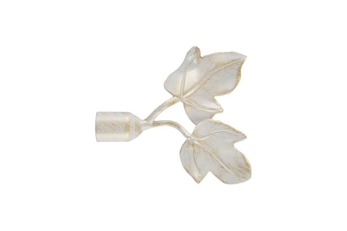 Наконечник DDA DIY Листочки белое золото 16 мм 2 шт 66274 - выгодная ...