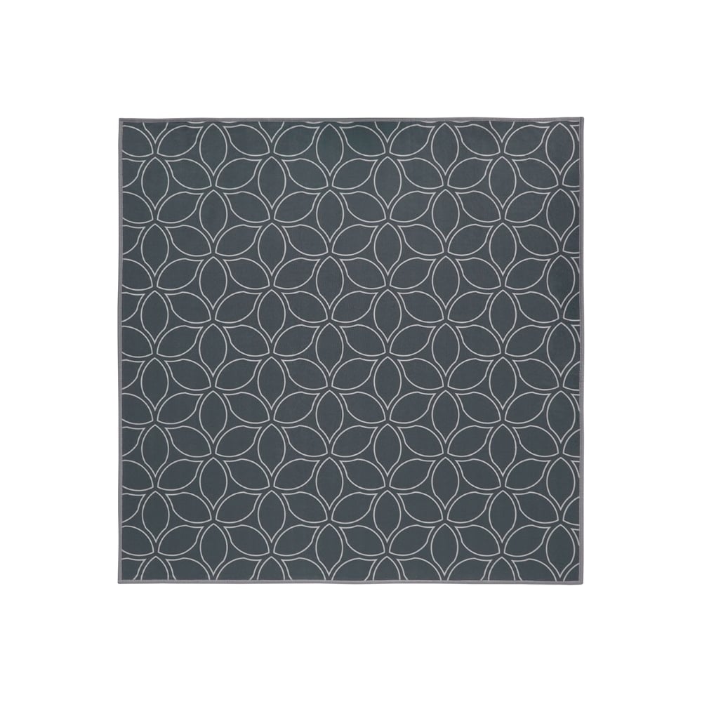 Влаговпитывающий коврик VORTEX Velur Лепестки 90x90 см 24338 - выгодная ...